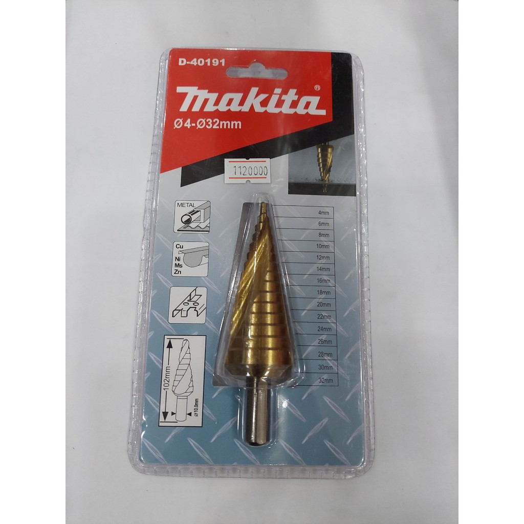 D-40191 Mũi Khoan bậc phủ Titan 4-32mm Makita | Shopee Việt Nam