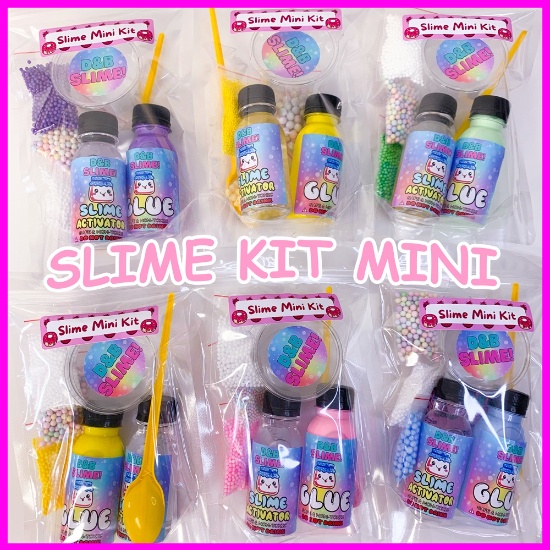Bộ Kit Mini Làm Slime Basic - Kit làm Slime Cơ Bản Đủ Màu Thành Phẩm ...