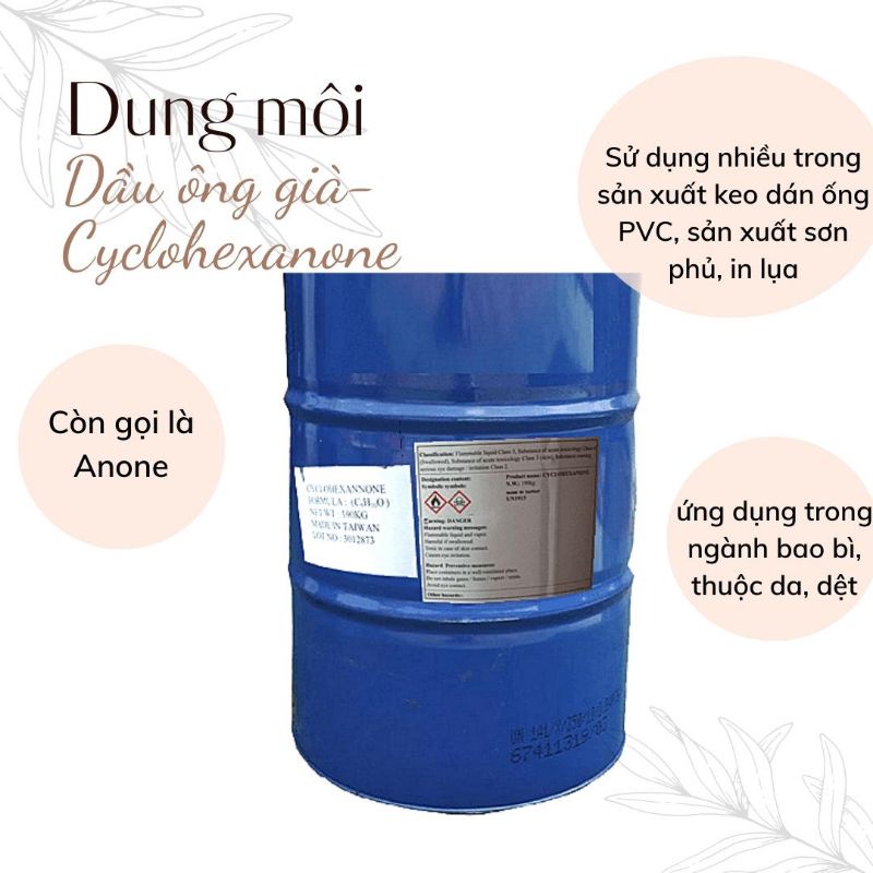 Dung Môi Dầu ông Già Dung Môi Tẩy Rửa Mực In Lụa Pha Mực In Lụa Dung Môi Pha Keo Shopee