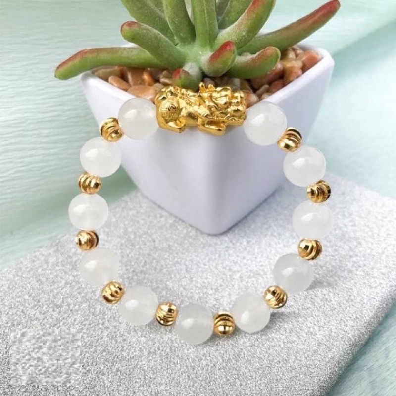 Vòng Tay Phong Thuỷ cho người mệnh kim mix charm bạc | Shopee Việt Nam