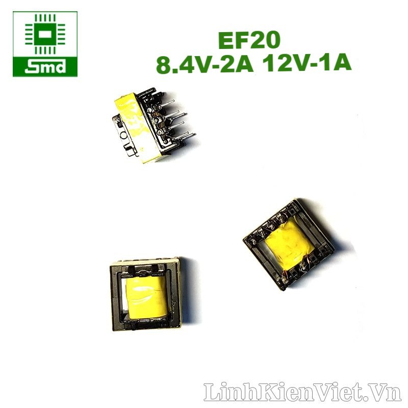 Biến áp xung EF20 8.4V-2A 12V-1A | Shopee Việt Nam
