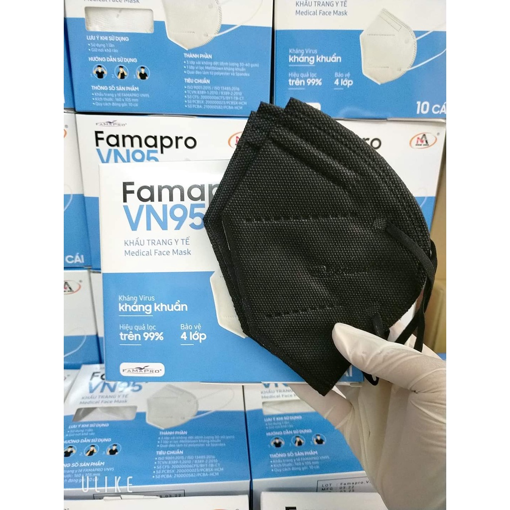 Combo 5 hộp 50 Khẩu trang N95 không van chính hãng,công nghệ nhật bản,kháng khuẩn | Shopee Việt Nam