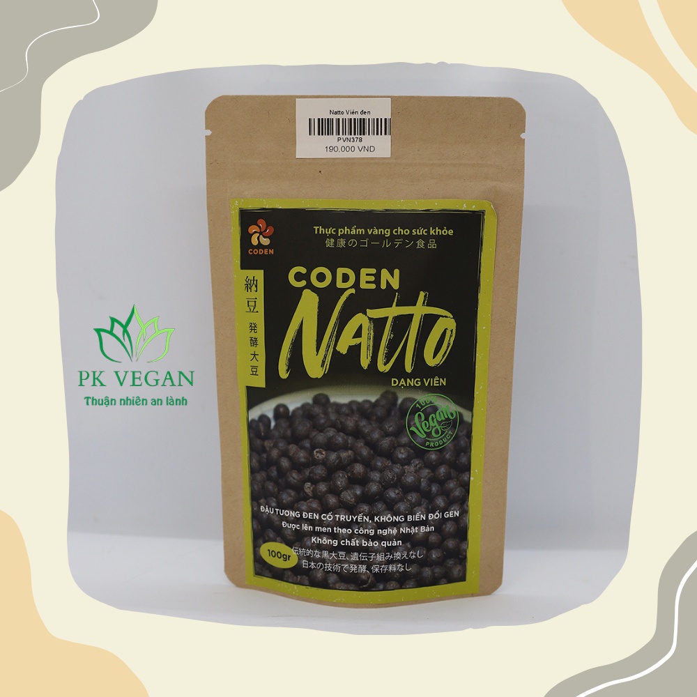 Đậu Tương Đen Lên Men Nhật Bản Coden Natto Dạng Viên Hỗ Trợ Tiêu Hóa ...