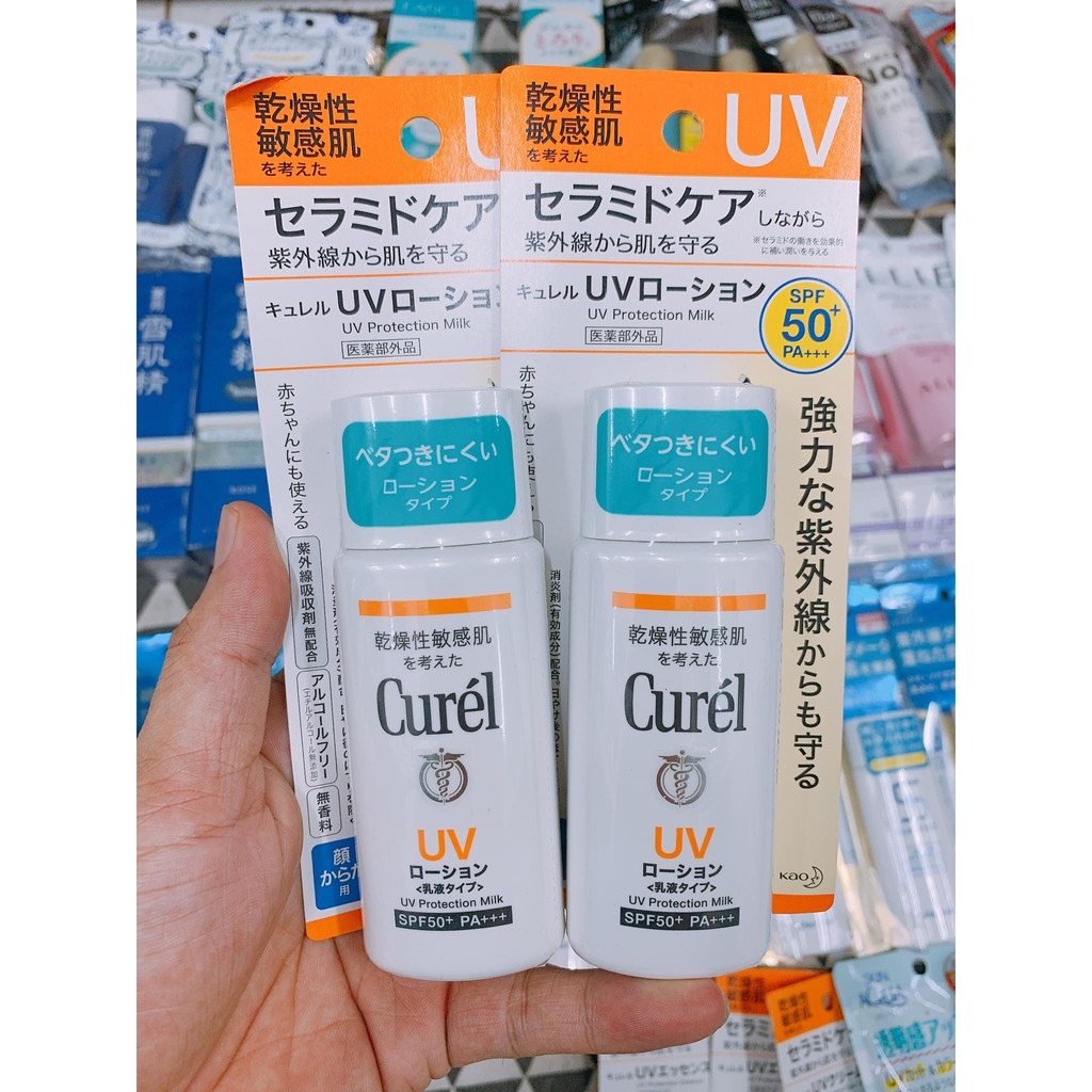 Kem chống nắng Curel UV Protection Milk 60 ml | Shopee Việt Nam