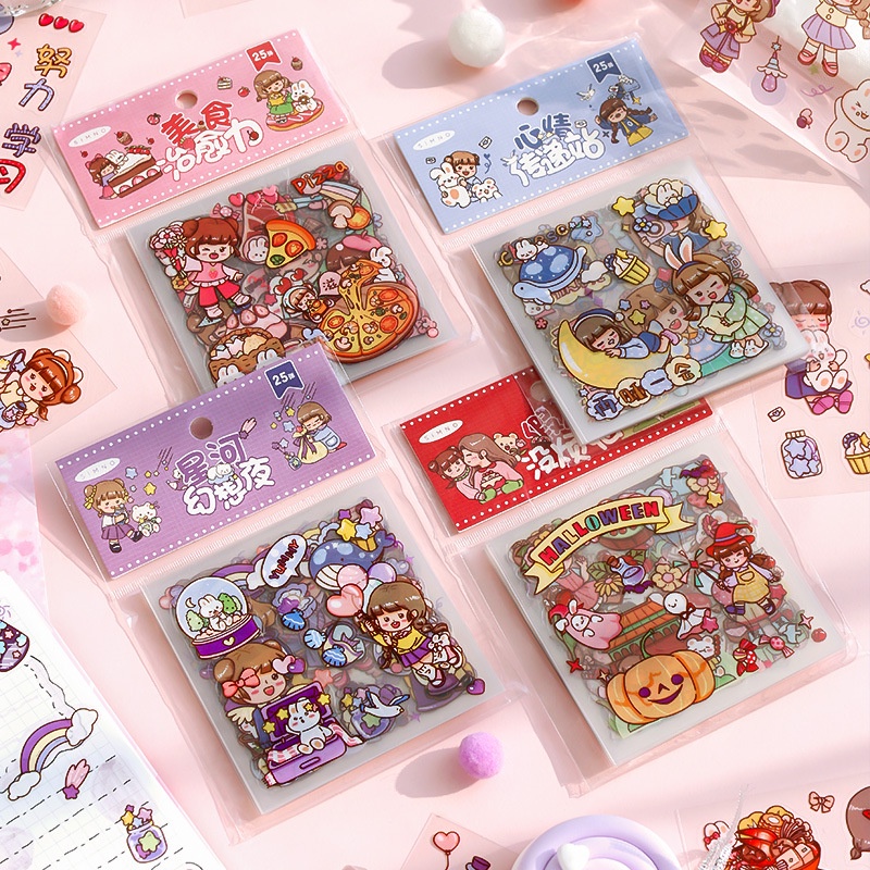 Bộ Sticker 25 tấm dán chủ đề Câu chuyện hoạt hình M767 | Shopee Việt Nam