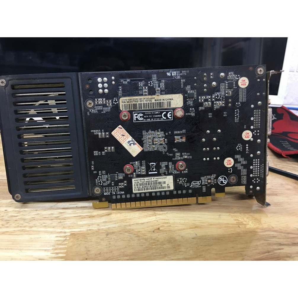 MENJ HDGD Card Màn Hình Gainward GTX750 1Gb DDR5 2Fan 25 MENJ | Shopee ...