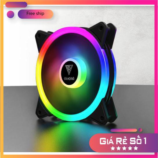Fan Led RGB Control GAMDIAS Chính hãng (Đồng bộ với BỘ Kít 4Fan Led RGB ...