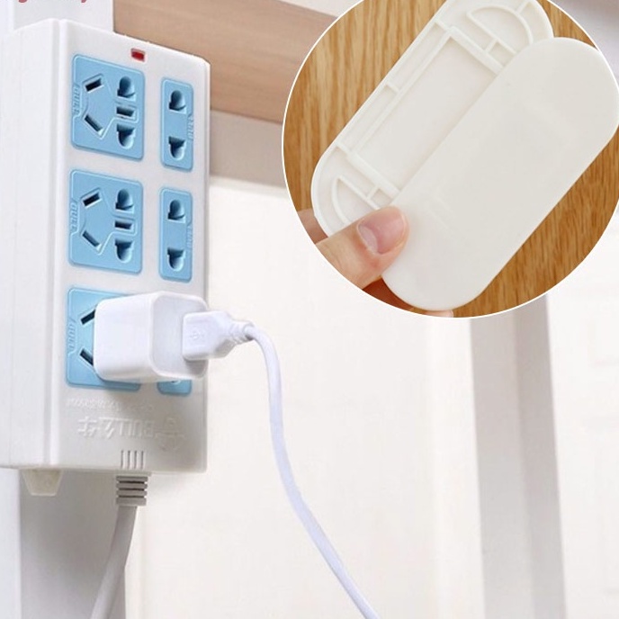 Miếng Dán Tường Treo Ổ Cắm Điện, Modem Wifi/ Giá Đỡ Treo Tường Cố Định ...