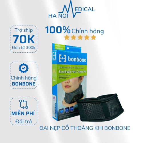 ĐAI NẸP CỔ THOÁNG KHÍ Breathable Next Support BONBONE Nhật Bản - Đai cố ...