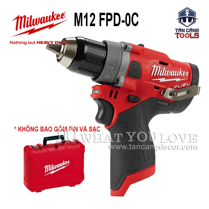 Máy Khoan Động Lực Dùng Pin Milwaukee M12 FPD-0C ( Thân Máy ) | Shopee ...