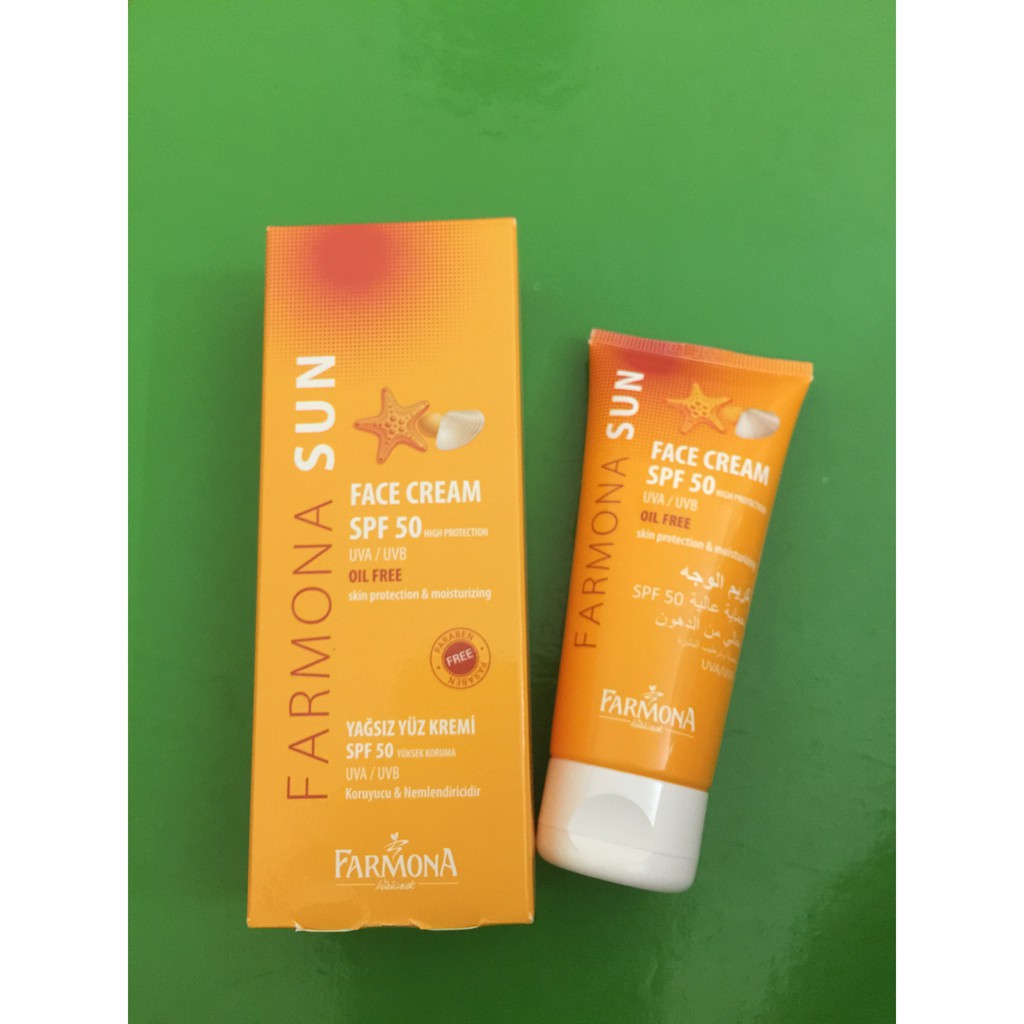 Kem chống nắng da dầu FARMONA SUN FACE CREAM SPF 50 OIL FREE 50ml ...