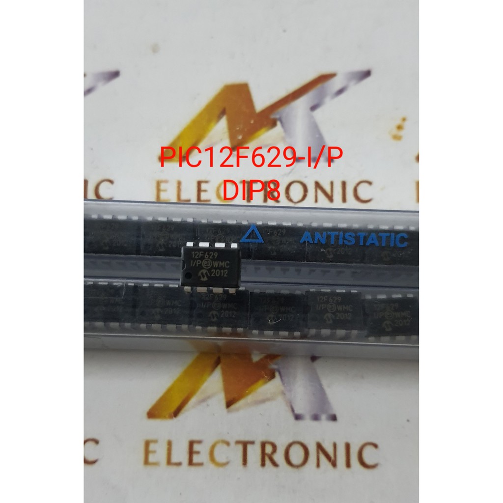 PIC12F629-I/P in-line DIP8 PIC12F629 12F629 Nhập khẩu chính hãng hoàn ...