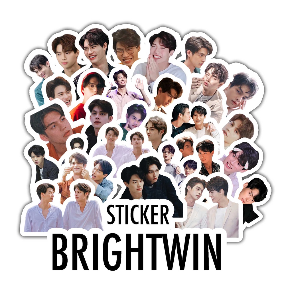 SET 10/30/50 hình sticker BrightWin/Ohmnon/TayNew/KristSingto/OffGun ...