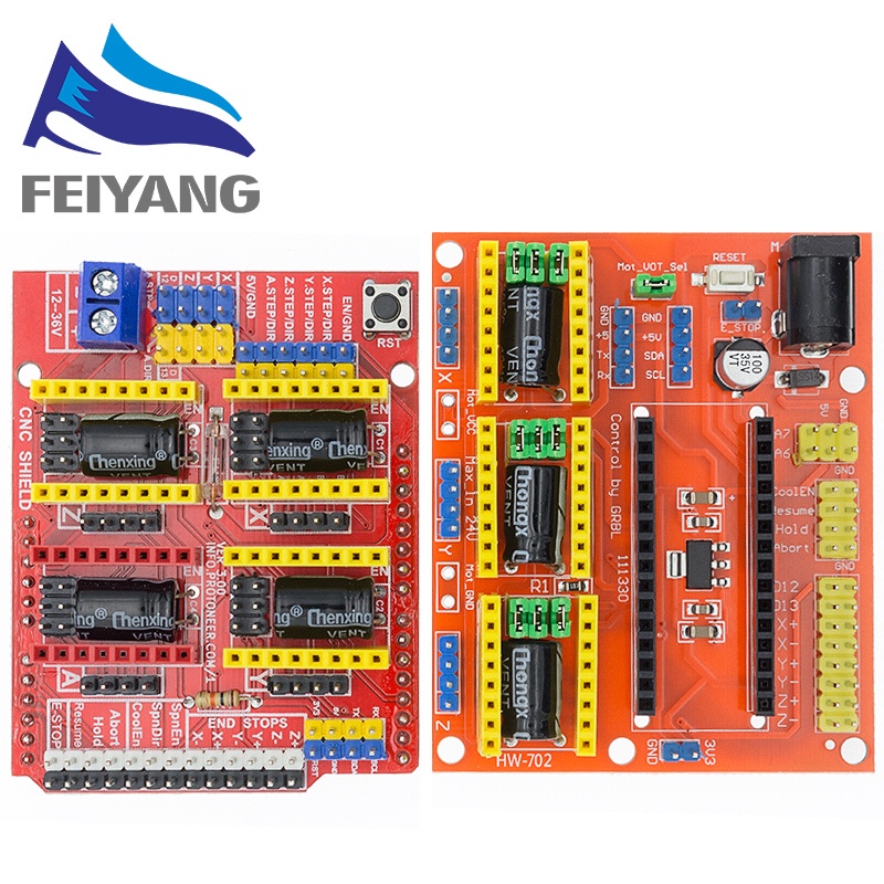 Mới Mạch Mở Rộng CNC shield V4 shield v3 Dành Cho Máy In 3D / A4988 ...