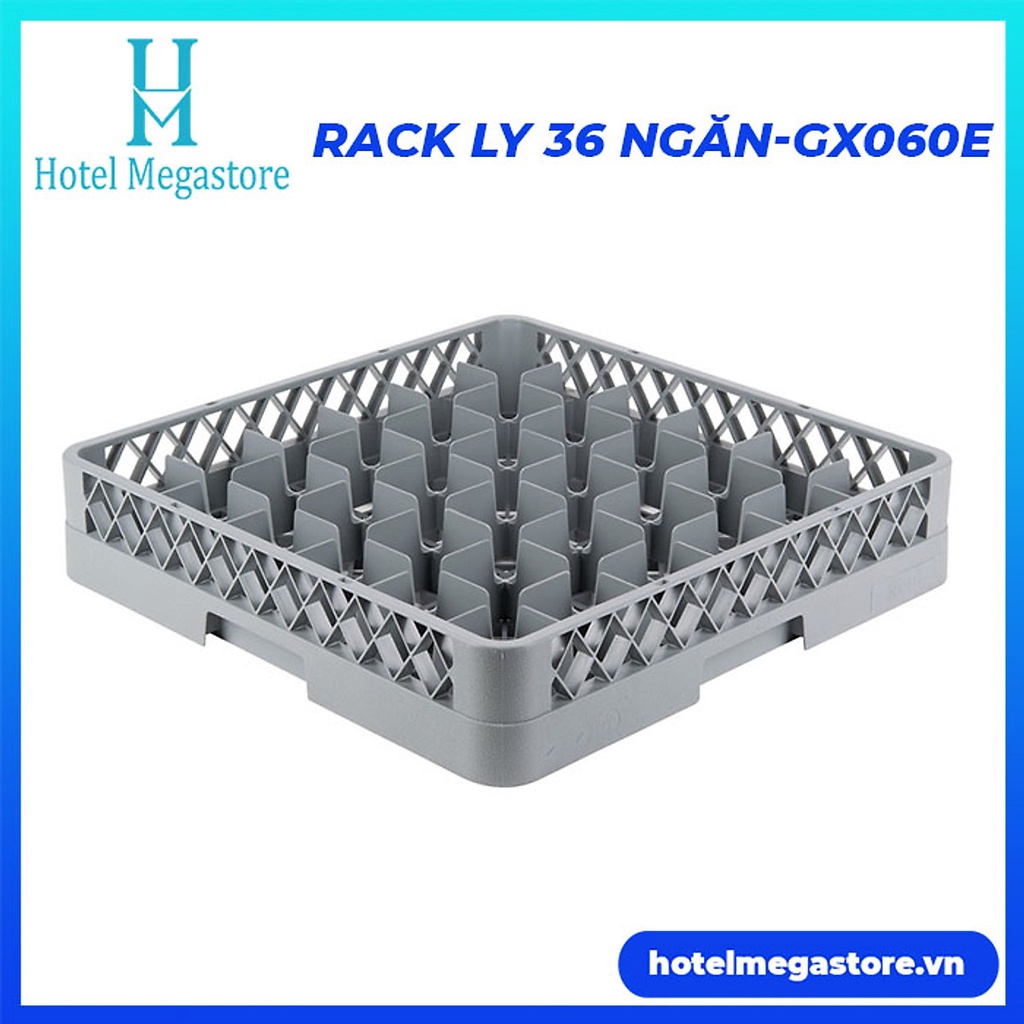 Rack ly 36 ngăn-GX060E, RACK NHỰA SỬ DỤNG TRONG NHÀ BẾP, MÁY RỬA CHÉN ...