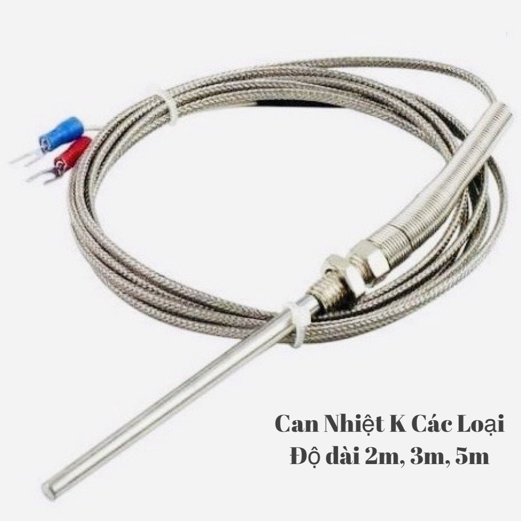 Dây can nhiệt K độ dài 2m, 3m, 5m - Đầu dò nhiệt độ, cảm biến dò nhiệt chất lượng cao | Shopee ...