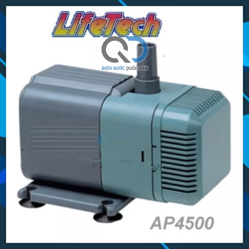 Máy Bơm Nước Hồ Cá Liftech AP4500 50w đẩy cao 2.6m lưu lượng nước 2600L ...