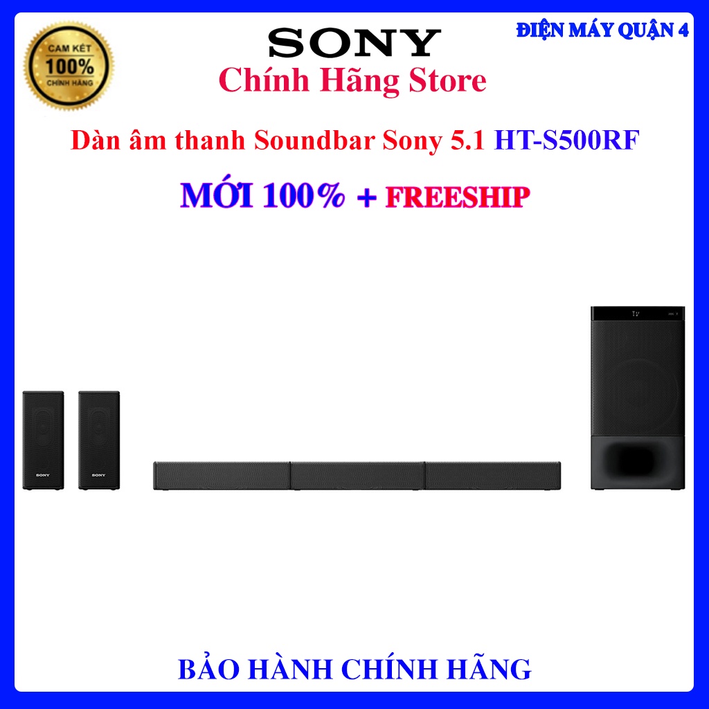 SONY S500RF - Dàn âm thanh Soundbar Sony 5.1 HT-S500RF | Shopee Việt Nam
