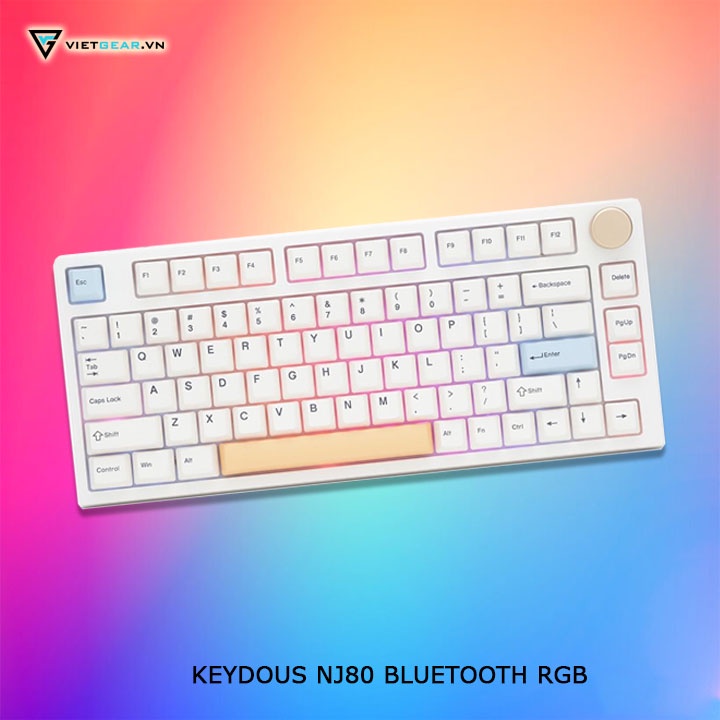 Bàn phím cơ Keydous NJ80 AP version mới nhất - Vietgear.vn