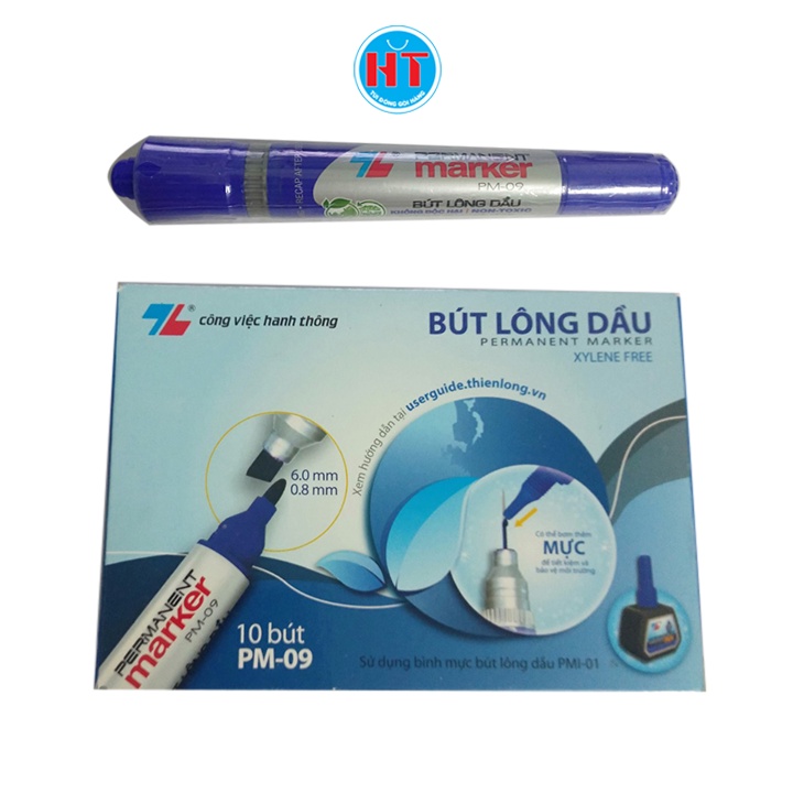 Bút Lông Dầu Thiên Long - PM09 (Chính Hãng) | Shopee Việt Nam