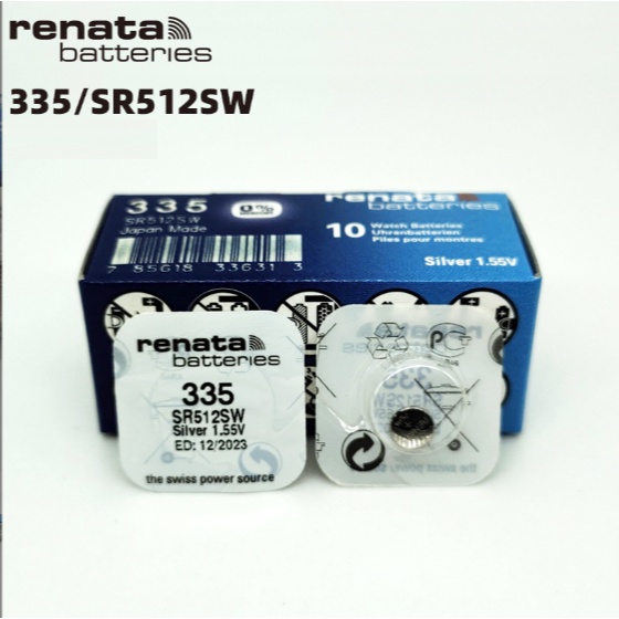 Pin Đồng Hồ Renata Thụy Sĩ 1,55v SR626/ 621/ 920/ 616/ 716/ 516/ 512 ...