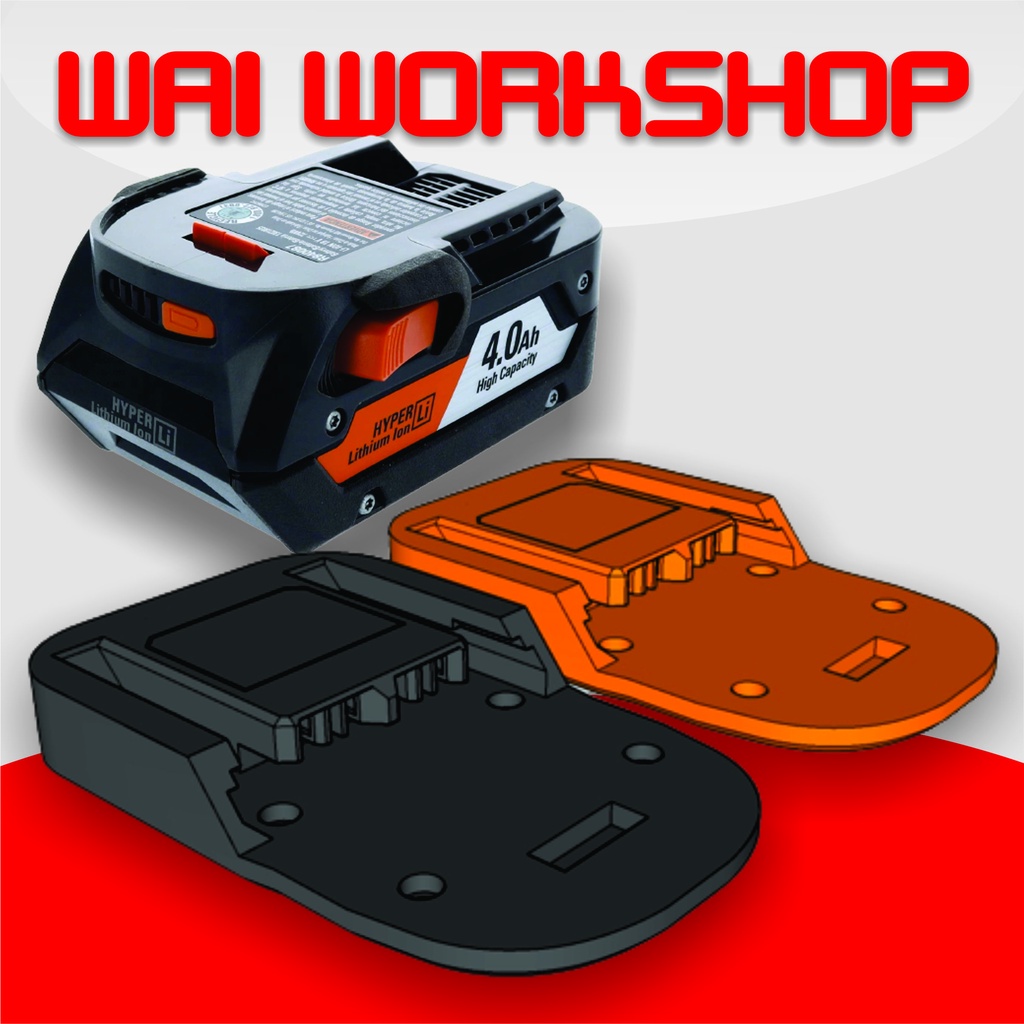 DIY - Đế kết nối nguồn cho pin AEG / RIDGID 18V | Shopee Việt Nam
