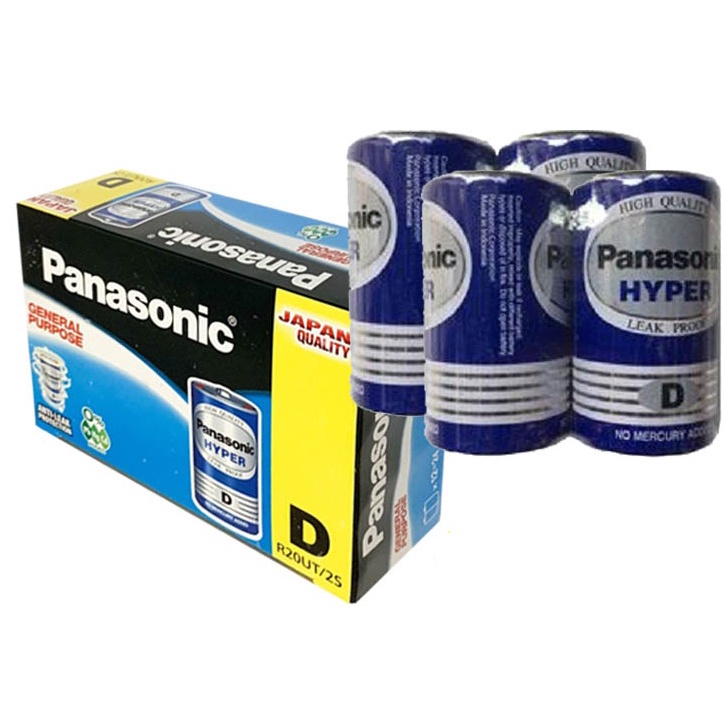 PIN ĐẠI D PANASONIC HYPER R20UT-2S 1.5V - HỘP 24 VIÊN | Shopee Việt Nam