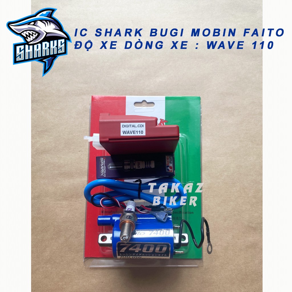 Combo Độ dàn lửa IC VÀ MOBIN SƯỜN FAITO 5400, BUGI UMA MỞ TUA HONDA WAVE A 110CC 2017 – 2018 ...