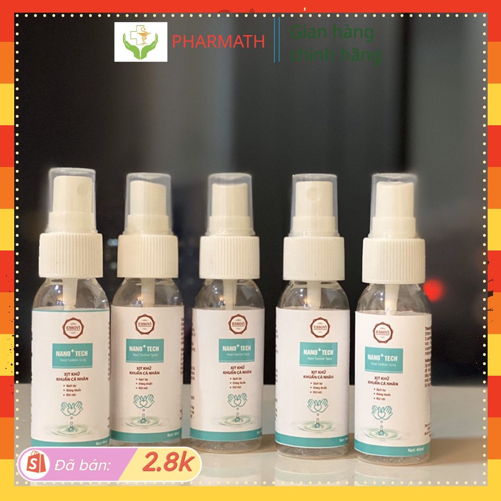 [PHARMATH] Xịt khử khuẩn Nano Tech 50ml | Shopee Việt Nam