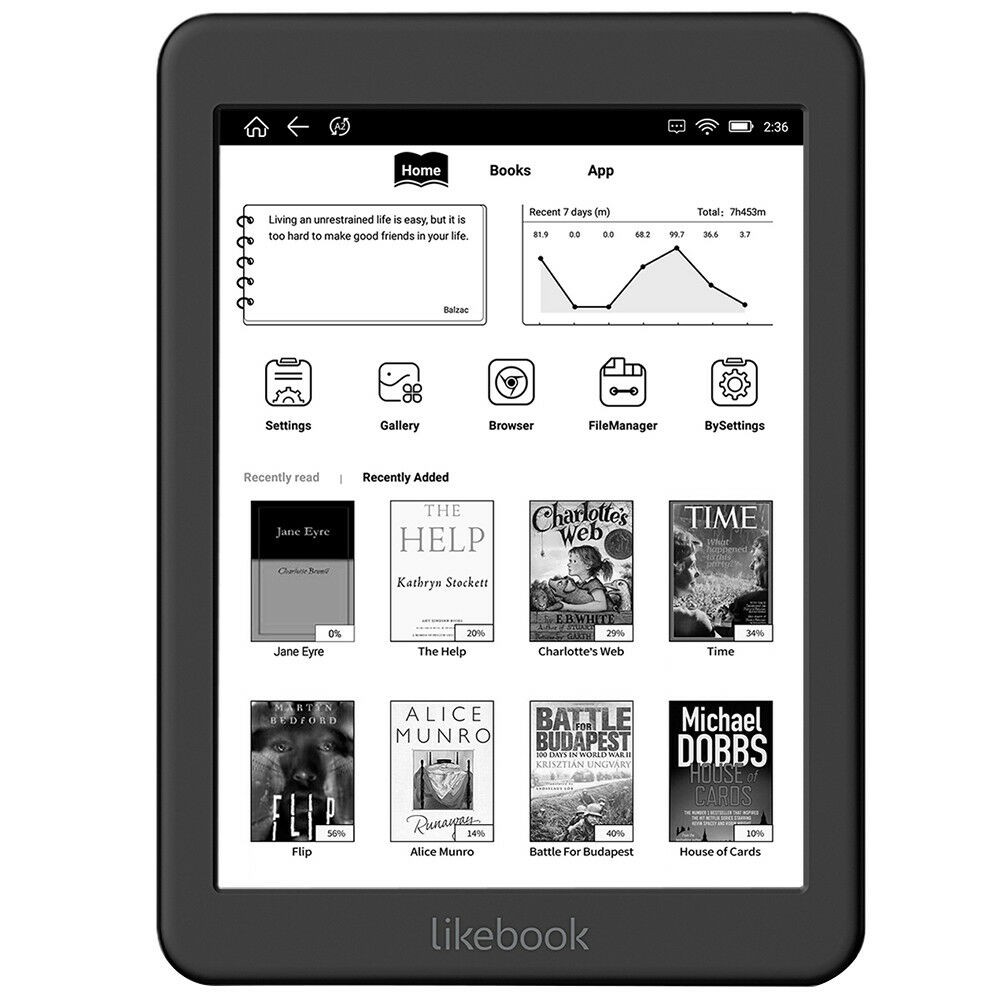 Máy đọc sách Likebook Mars 7.8 inch | Shopee Việt Nam