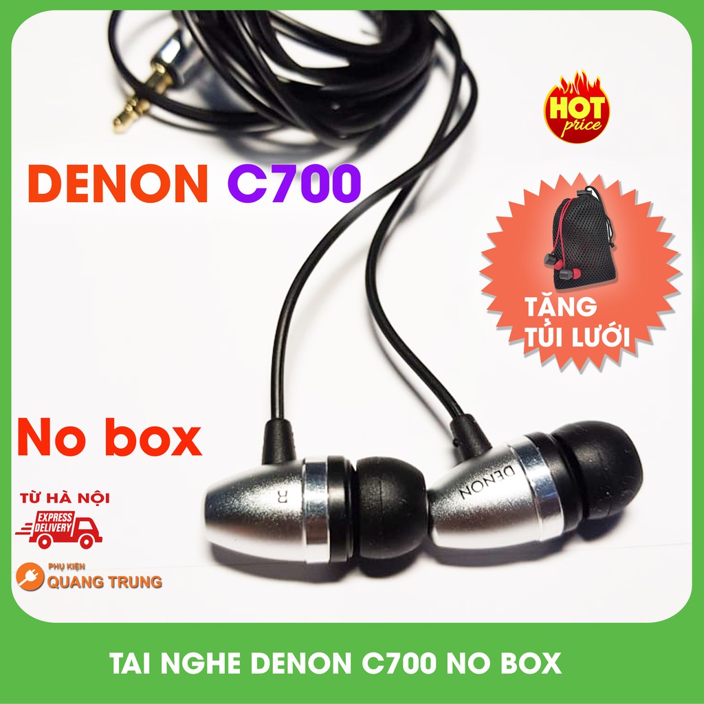 Tai nghe Denon C700 nobox,tặng túi lưới | Shopee Việt Nam