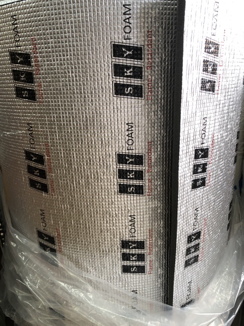 Cách nhiệt chống nóng sky foam có keo dán dày 10mm và 20mm , 1,2m x 0 ...