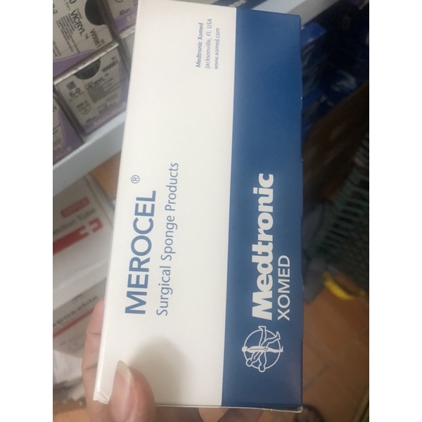 Miếng cầm máu mũi Merocel 440402 (hộp 10 miếng) | Shopee Việt Nam
