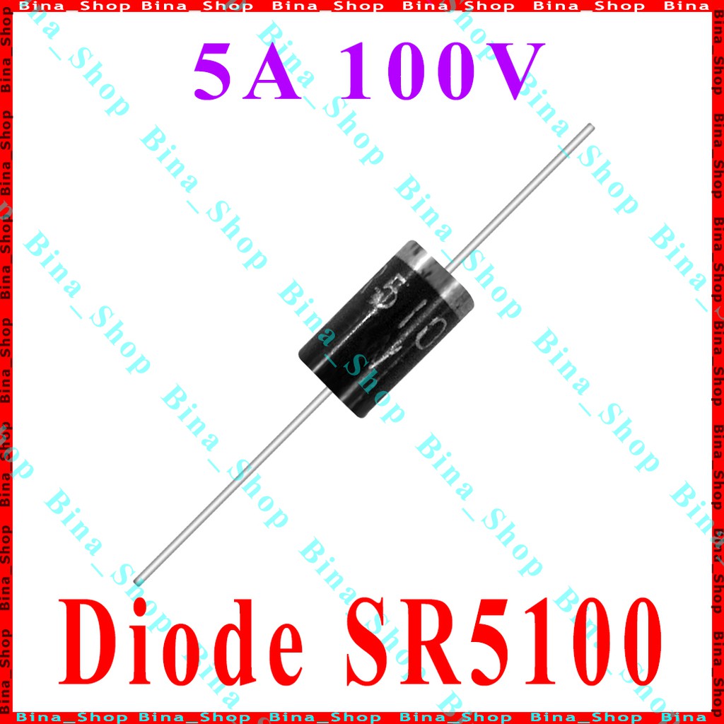 (2 con) Diode SR5100 5A 100V Đi ốt chỉnh lưu Schottky | Shopee Việt Nam