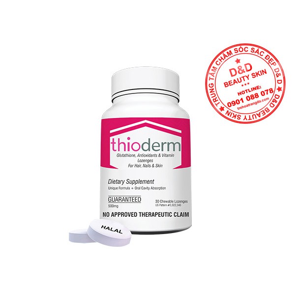 VIÊN NGẬM TRẮNG DA CHỐNG LÃO HÓA THIODERM CHÍNH HÃNG (MỸ) | Shopee Việt Nam