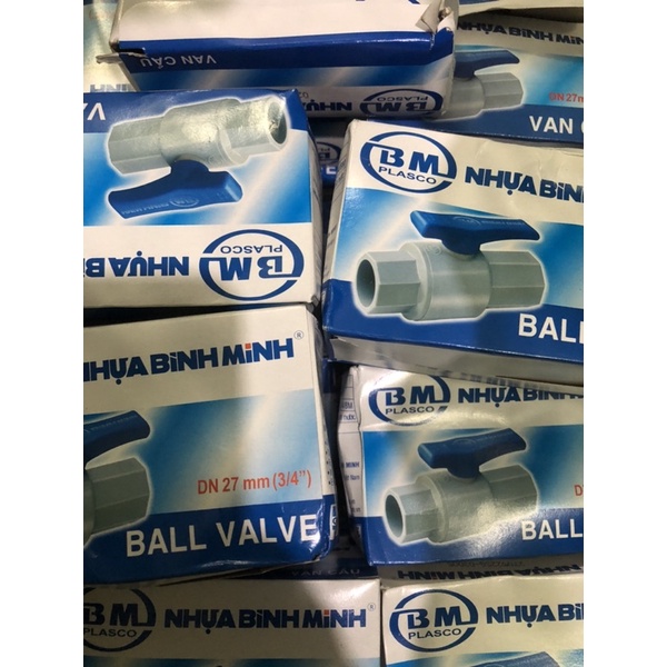 Van cầu, Van nước PVC Bình Minh Phi 21, 27, 34, 42 [Hàng chính hãng ...