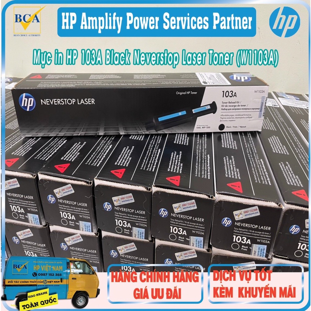 Mực In HP 103A Black Neverstop Laser Toner (W1103A) 2500 trang | Shopee ...