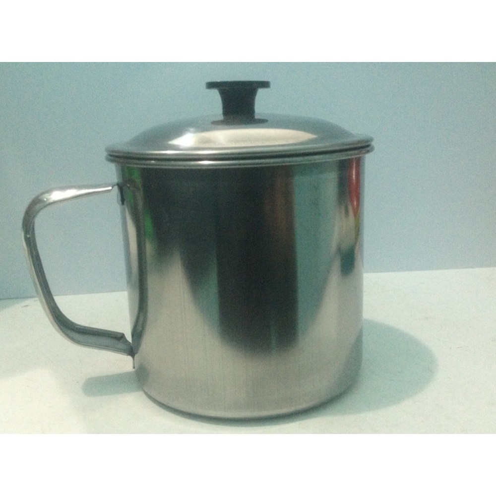 Ca inox 8cm có nắp dày dặn, nắp khít | Shopee Việt Nam