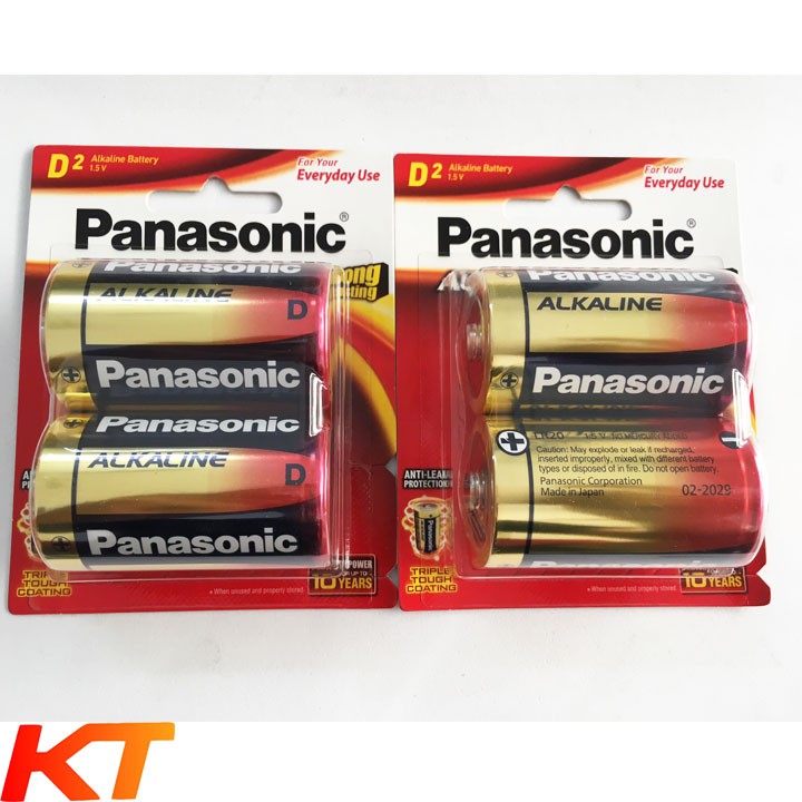 Pin Đại D Panasonic alkaline LR20T/2B - combo 4 viên. | Shopee Việt Nam