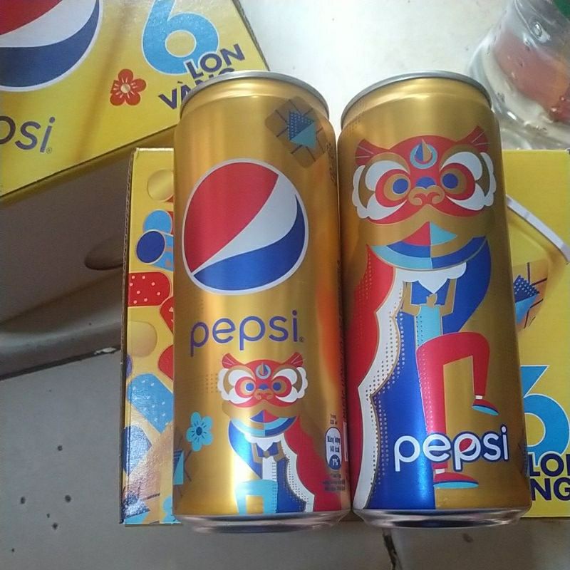 pepsi lon vàng phiên bản tết | Shopee Việt Nam