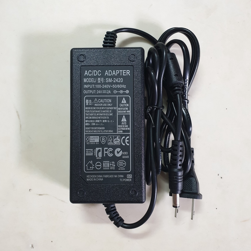 Bộ chuyển điện AC 100-240V ra 24V DC 2A, adaptor 24V | Shopee Việt Nam