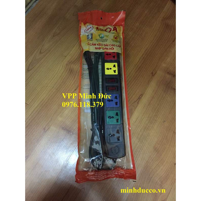 Ổ cắm điện Lioa 6 lỗ 5m đa năng 6D52N | Shopee Việt Nam
