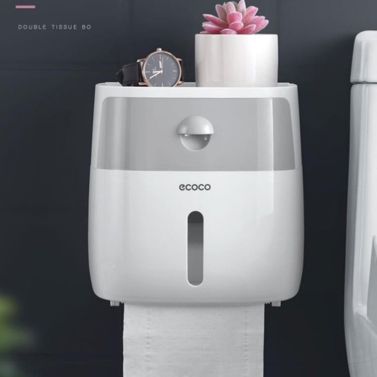 Hộp đựng giấy vệ sinh Ecoco 2 tầng đa năng, tiện lợi | Shopee Việt Nam