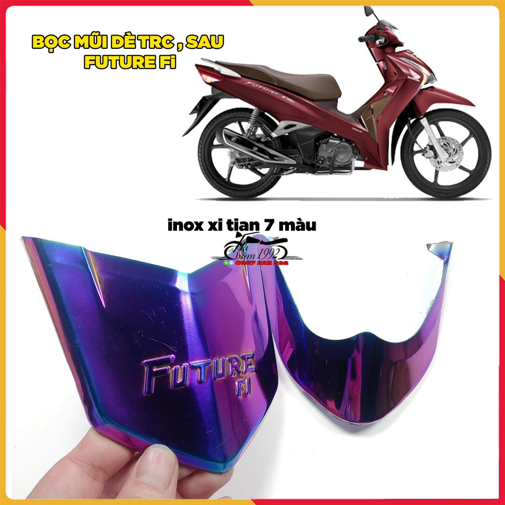 Ốp Mũi Dè Trước Sau Future Fi 7 Màu Tian , Bọc Mũi Dè Xe Fu Led; Ốp Mỏ ...
