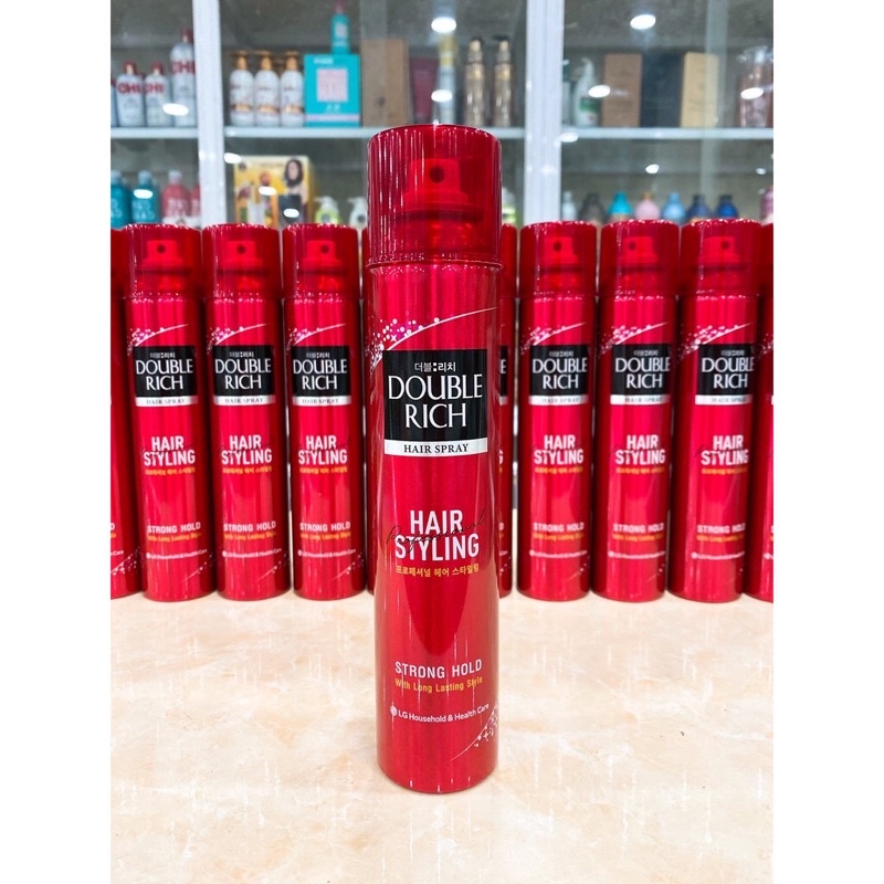 Keo Xịt Giữ Nếp Tóc Double Rich Hair Spray 170ml | Shopee Việt Nam