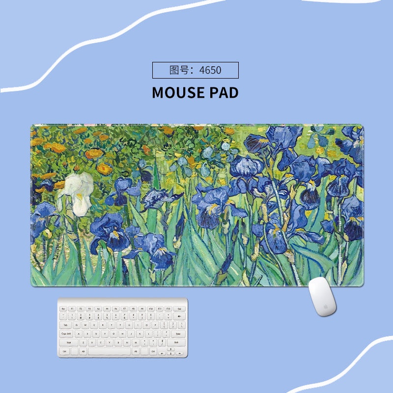 Tấm Lót Chuột Và Bàn Phím Máy Tính Dày Dặn Họa Tiết Tranh Sơn Dầu ...