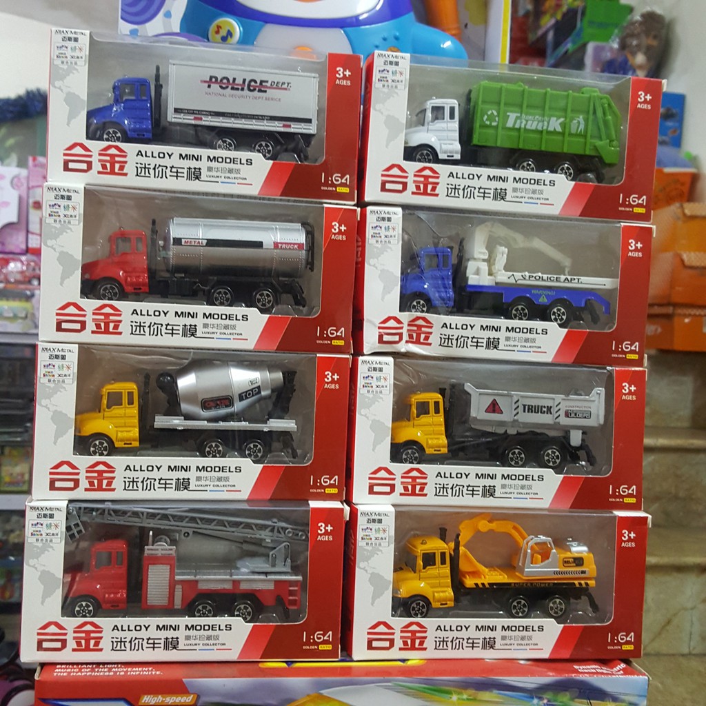 XE CÔNG TRÌNH ALLOY MINI TỶ LỆ 1:64 | Shopee Việt Nam