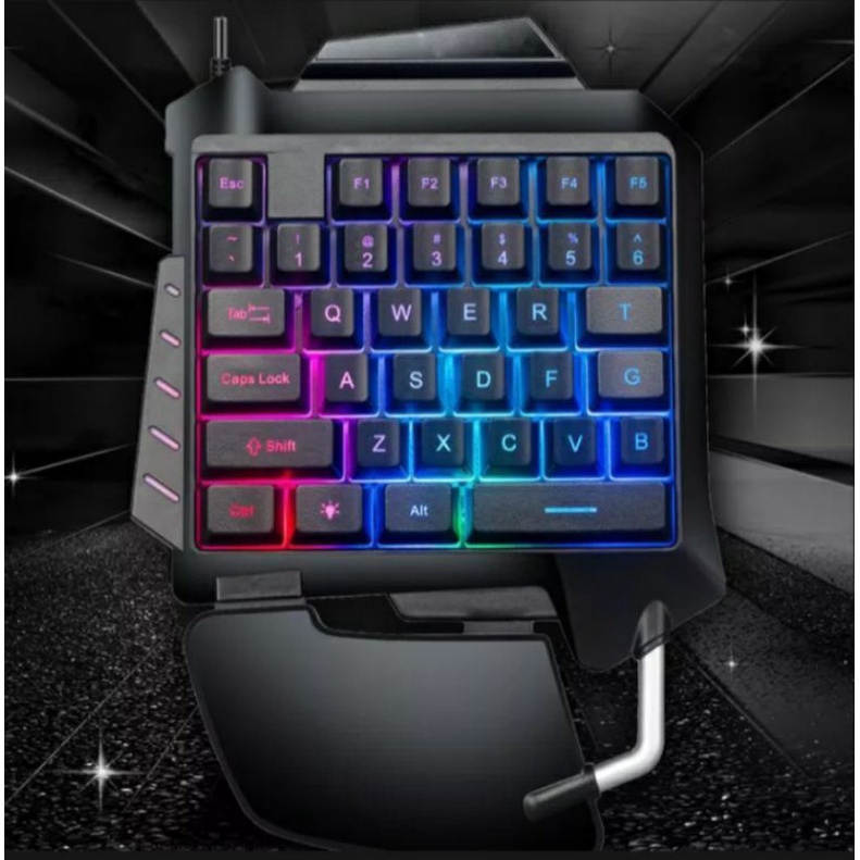 Bàn phím chơi game 35 phím Một bàn tay | Shopee Việt Nam