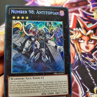 Thẻ bài Yugioh chính hãng | Number 98: Antitopian | Secret rare DRL3 ...