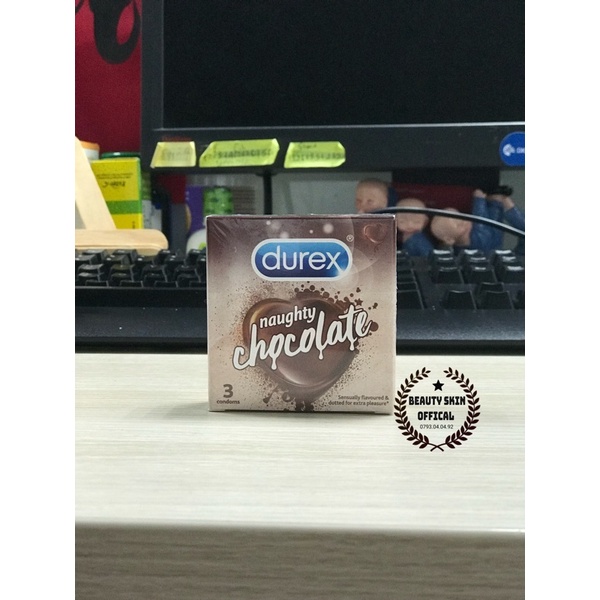 BCS Bao Cao Su Durex STRAWBERY/CHOCOLATE HƯƠNG DÂU/SOCOLA hộp 3 cái ...